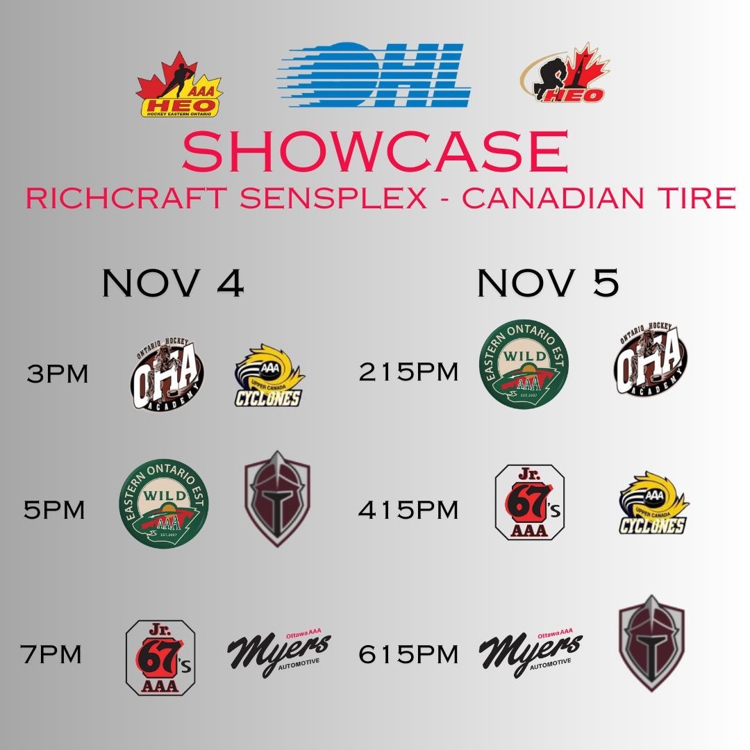OHL Showcase Weekend - Ottawa Jr 67s AAA Hockey Club